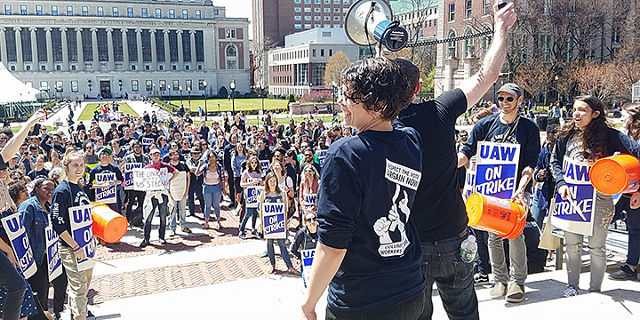 Striking against the Columbia union-busters | SocialistWorker.org